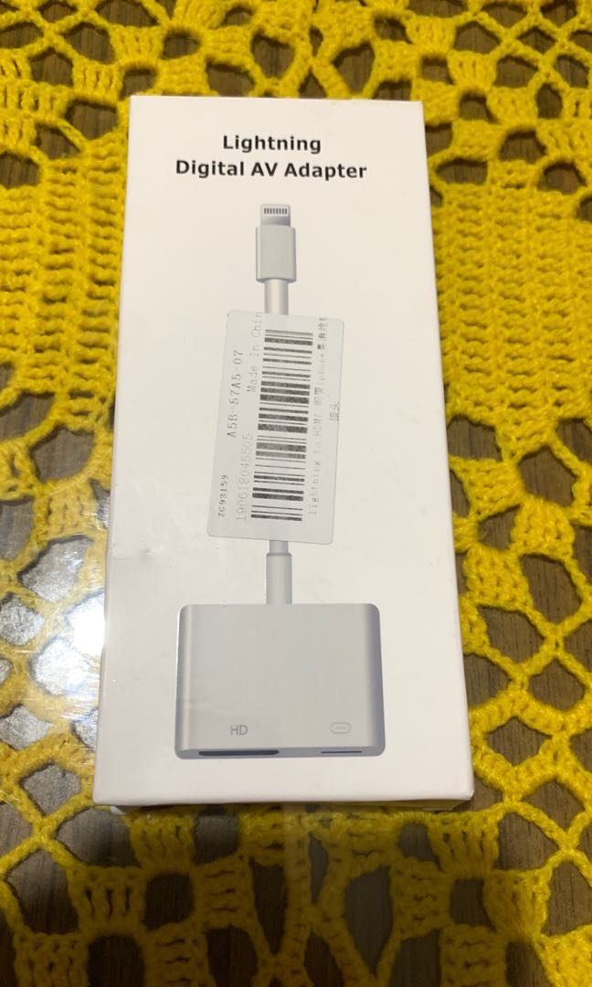 LIGHTNING DIGITAL AV ADAPTER, TV & Home Appliances, TV & Entertainment ...