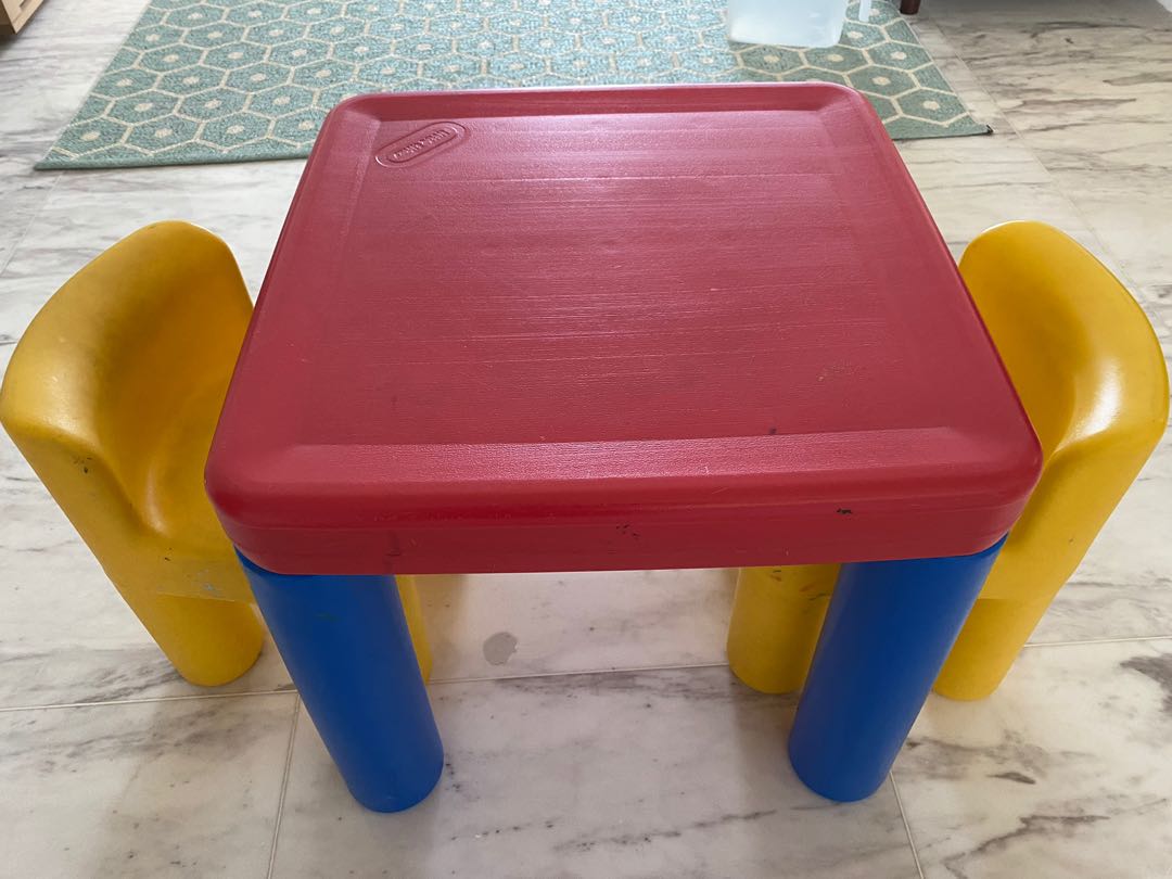 Little tikes table and 2 chairs, Babies & Kids, Baby Nursery & Kids ...