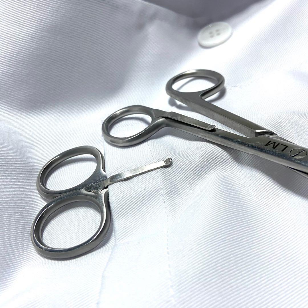 LM CLIP Nurse Scissors (5.5" Sharp Blunt Tip with hook) READY STOCK, SG ...