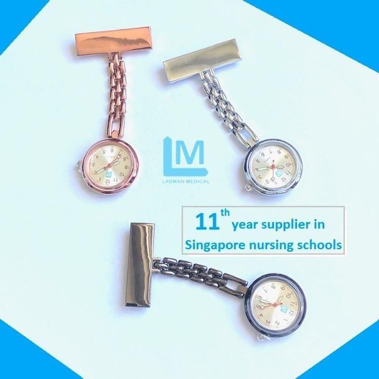 LM Nurse Watch Standard Metallic Series_ Seiko clockwork and battery ...