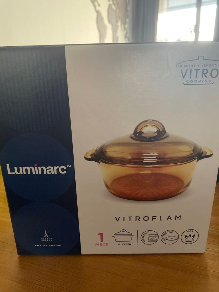 Luminarc Cooking Pot 1.5L, Furniture & Home Living, Kitchenware ...
