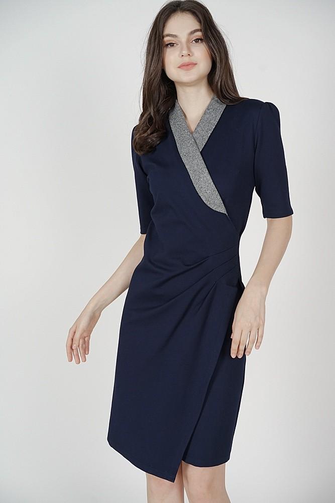 MDS Chera Side Drape Dress as S, Women's Fashion, Dresses & Sets ...