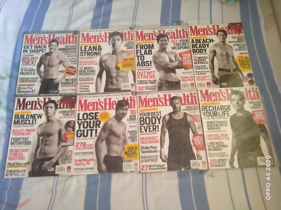 MENS HEALTH MAGAZINES, Hobbies & Toys, Books & Magazines, Magazines on ...
