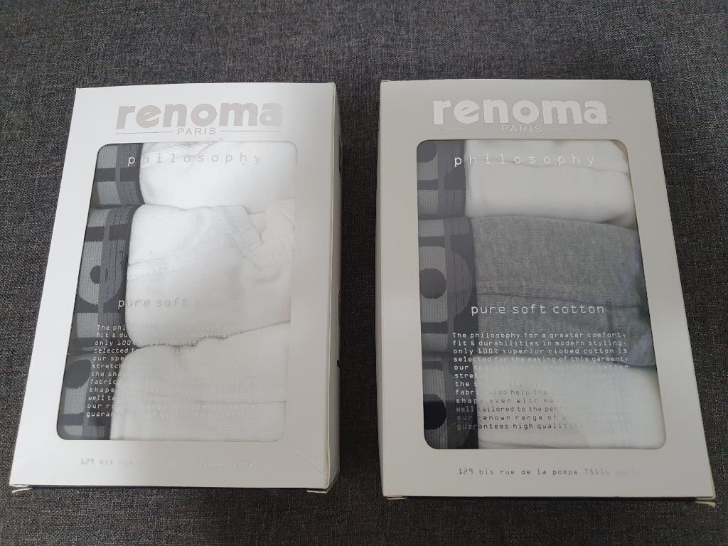 Men's White Underwear [Renoma mini cotton briefs], Men's Fashion, Bottoms, New Underwear on ...