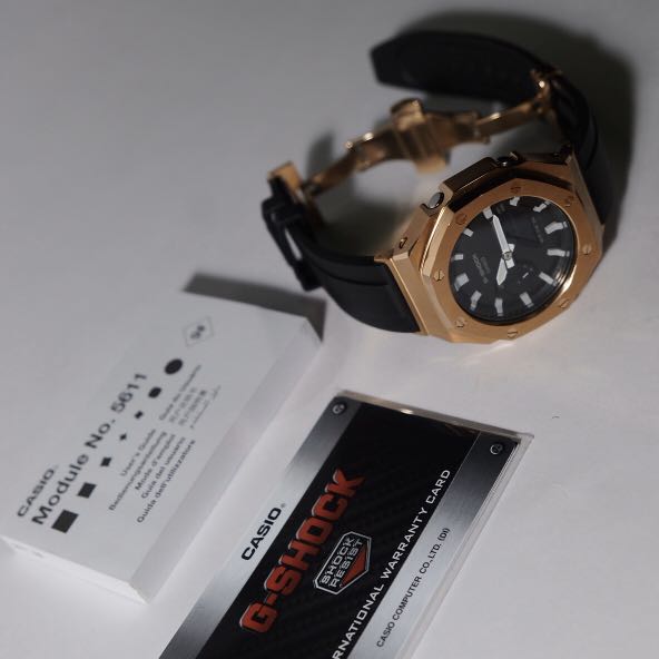 Modified G-Shock GA-2100-1ADR, Men's Fashion, Watches & Accessories ...