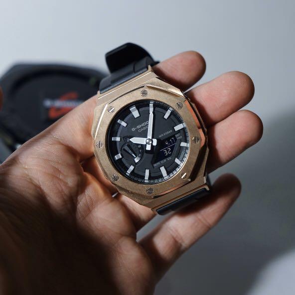 Modified G-Shock GA-2100-1ADR, Men's Fashion, Watches & Accessories ...