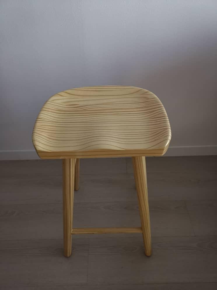 Muji style Wooden bar stool, Furniture & Home Living, Furniture, Tables ...