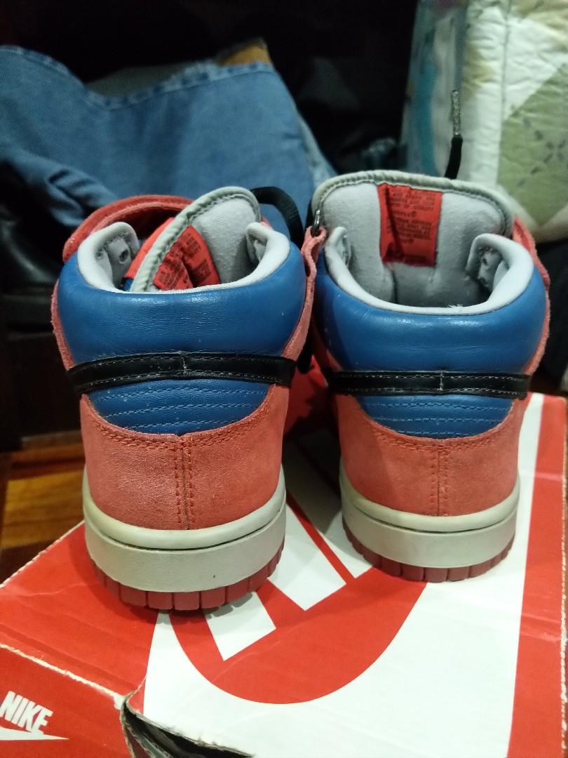 Nike Sb Dunk Mid Spider-man "Spideys" 2008, Men's Fashion, Footwear ...