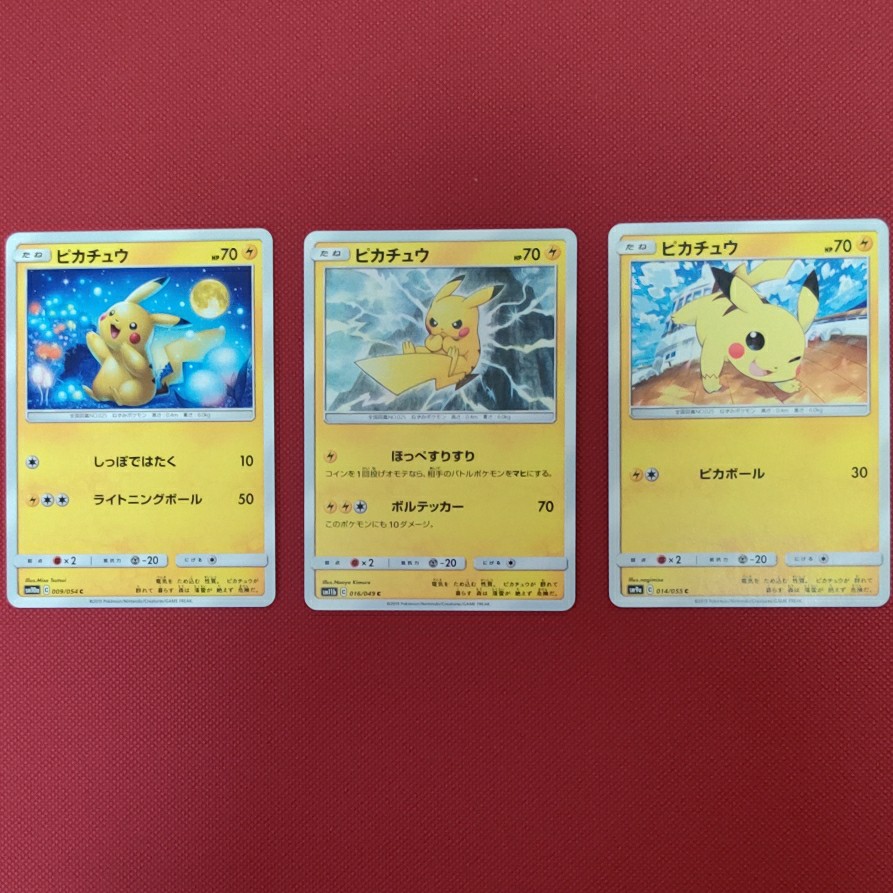 Pikachu set (All unfoil), Hobbies & Toys, Toys & Games on Carousell