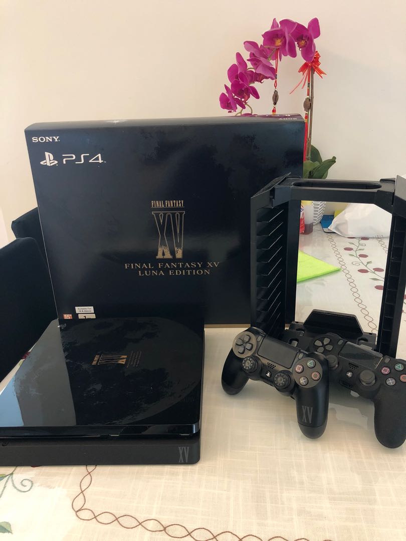 PlayStation 4 slim 1TB FFXV Luna Edition, Video Gaming, Video Game ...