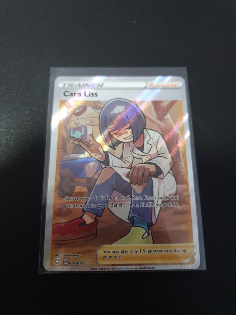 Pokemon TCG Cara Liss Full Art Trainer Ultra Rare - Shining Fates - 67/ ...