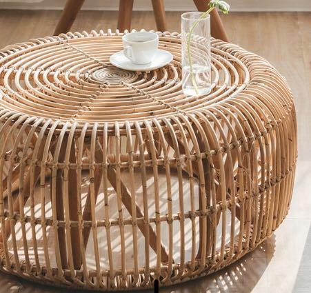 Rattan Table Native Table Center Table Minimalist Table Rattan ...