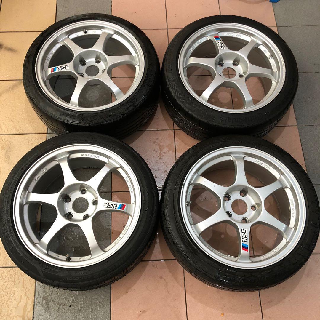 Rim SSR Type C 17x8JJ 5X114, Auto Accessories on Carousell