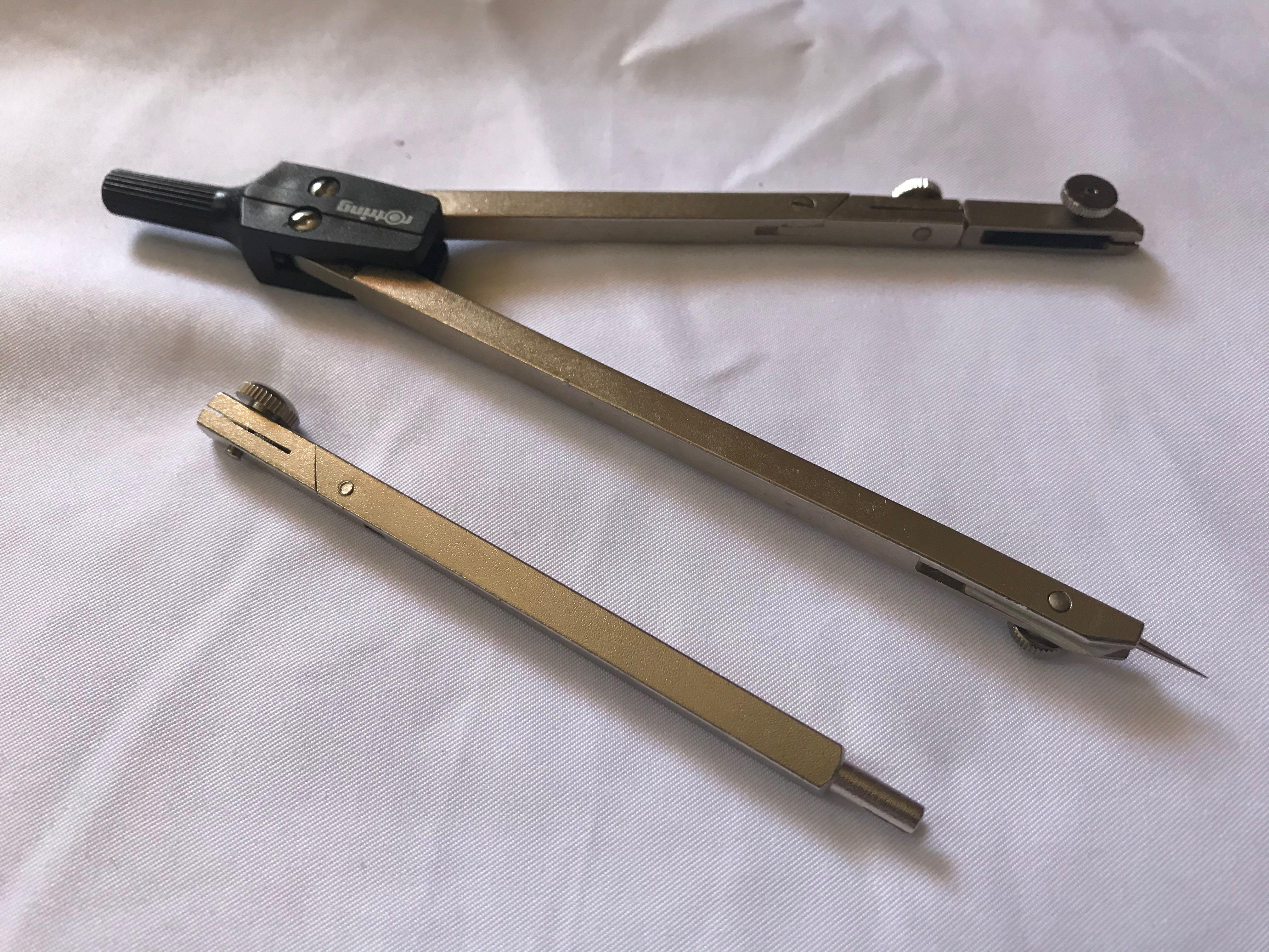 Rotring Drawing Compass, Hobbies & Toys, Stationary & Craft, Stationery ...