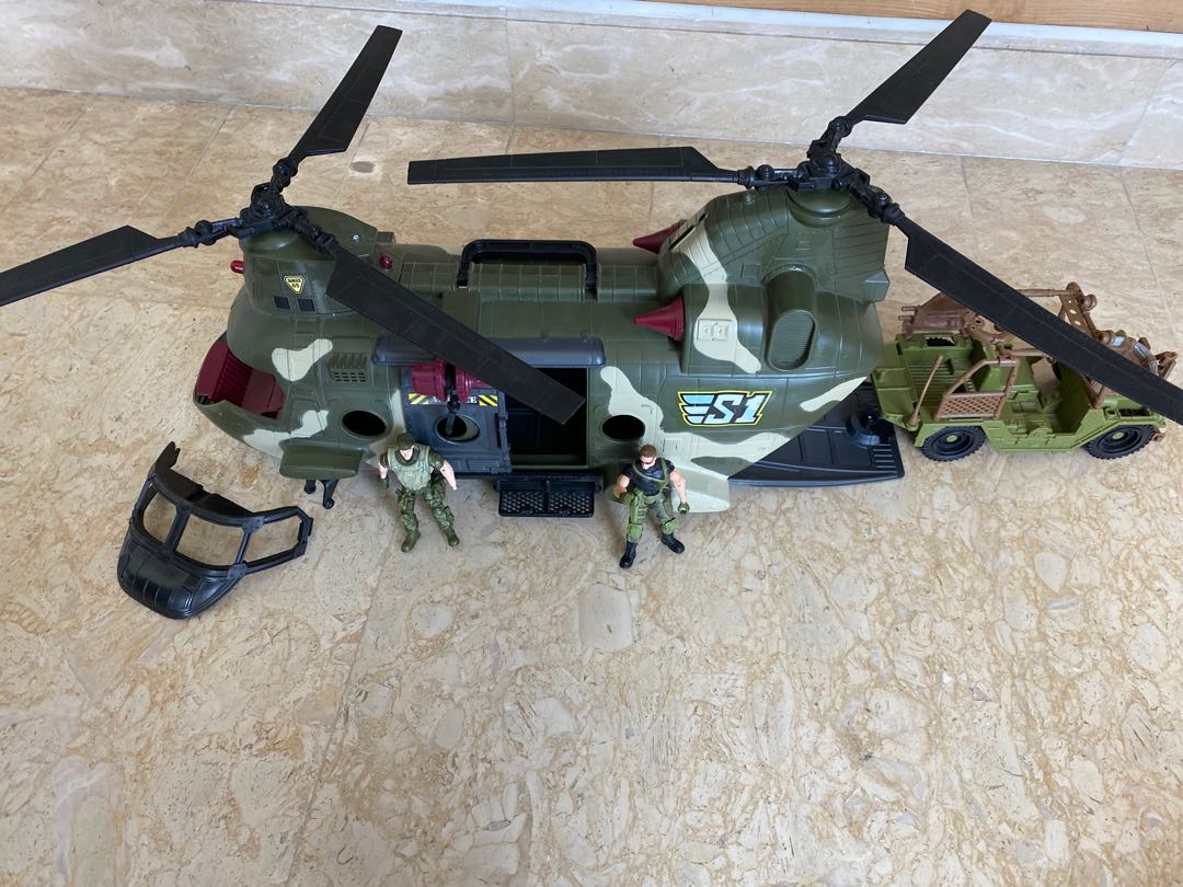 SENTINEL 1 CHOPPER + JEEP, Hobbies & Toys, Toys & Games on Carousell