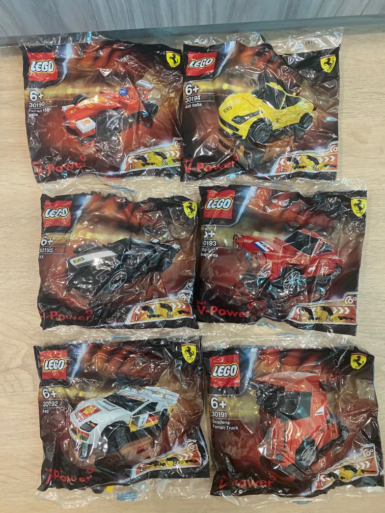 Shell Lego Ferrari Exclusive (6 Sets), Hobbies & Toys, Toys & Games on ...