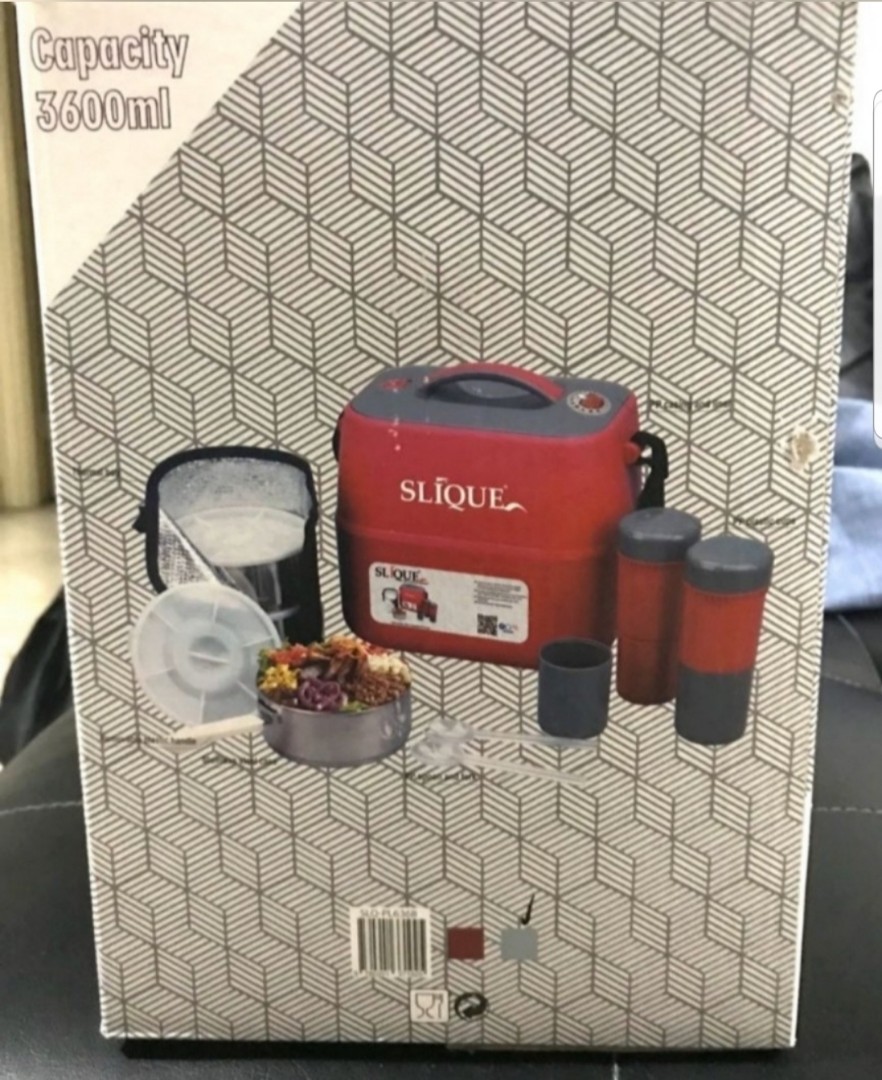 Slique food lunch box food warmer, Furniture & Home Living, Kitchenware ...