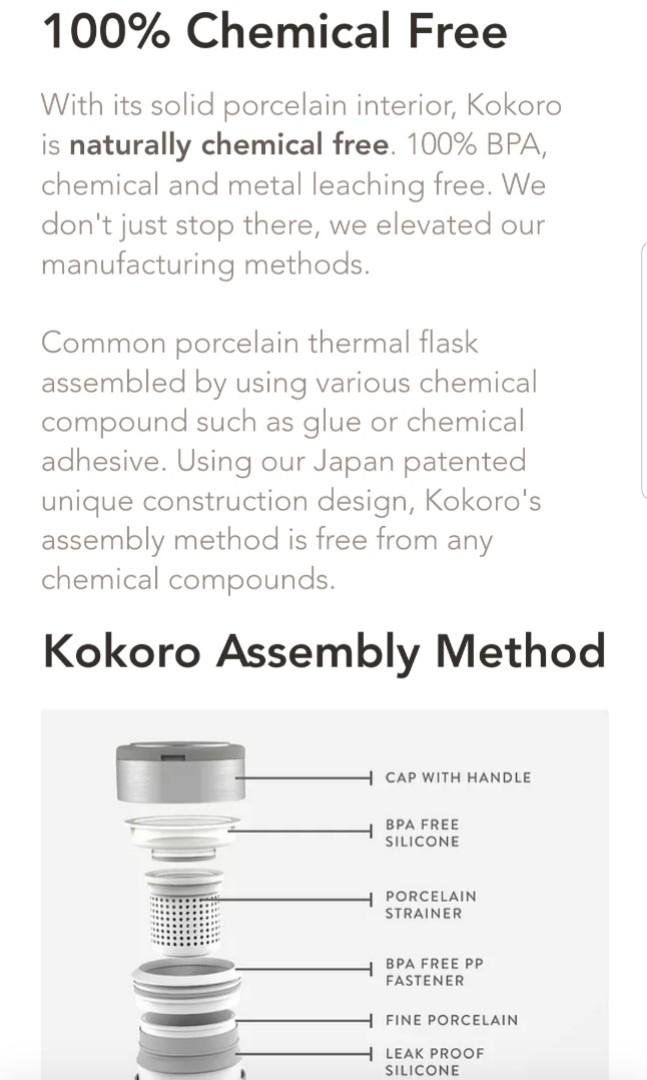 Swanz Kokoro Porcelain Flask, Furniture & Home Living, Kitchenware ...