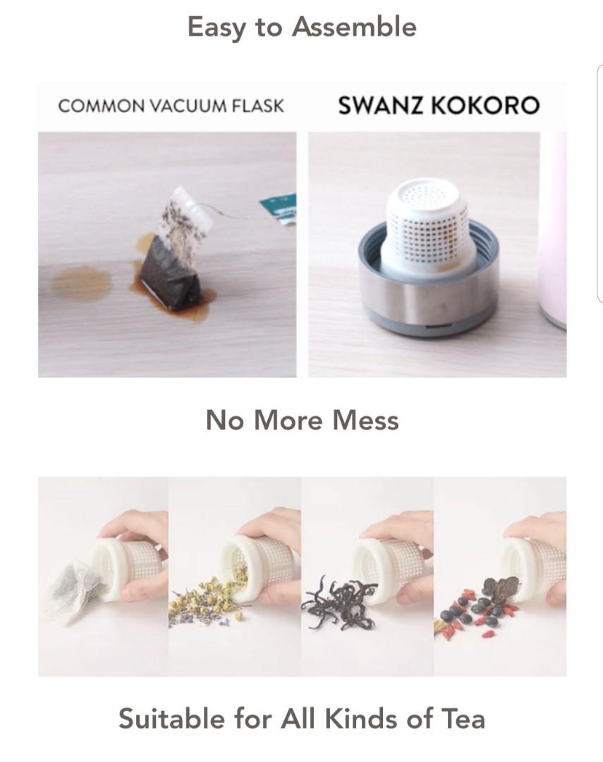 Swanz Kokoro Porcelain Flask, Furniture & Home Living, Kitchenware ...