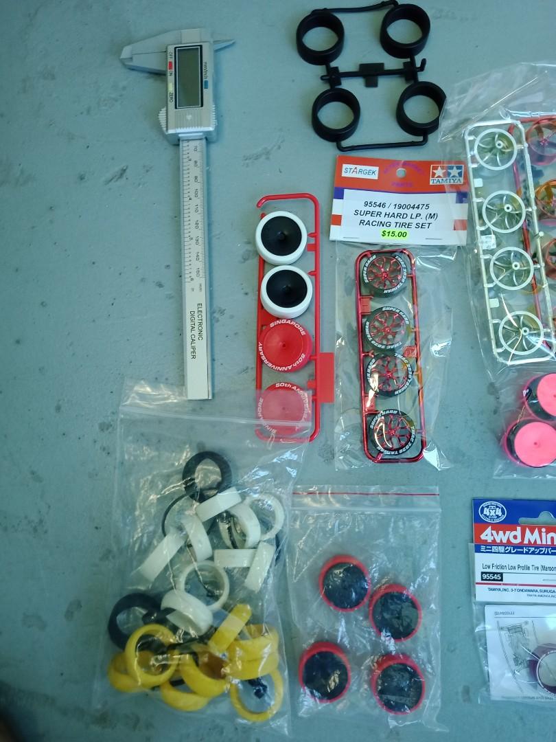 Tamiya tyres/rims and digital caliper, Hobbies & Toys, Toys & Games on ...