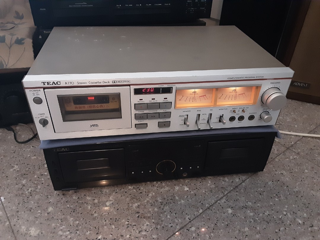 TEAC A-770 Cassette Deck, Audio, Portable Music Players on Carousell