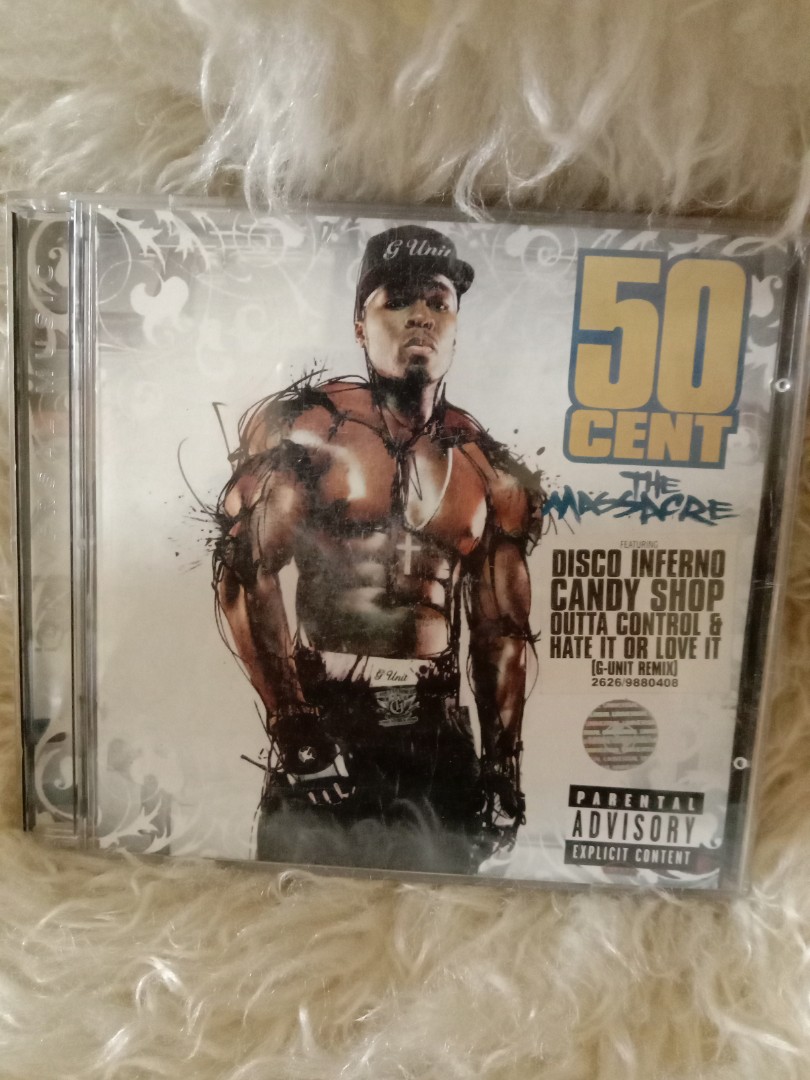 The massacre/ 50 cent, Musik & Media, CD, DVD & Lainnya di Carousell