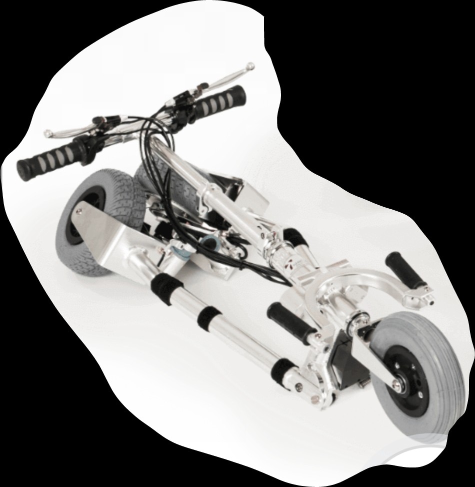 Travelscoot mobility aid, 3-wheel Lithium battery operated, Health ...