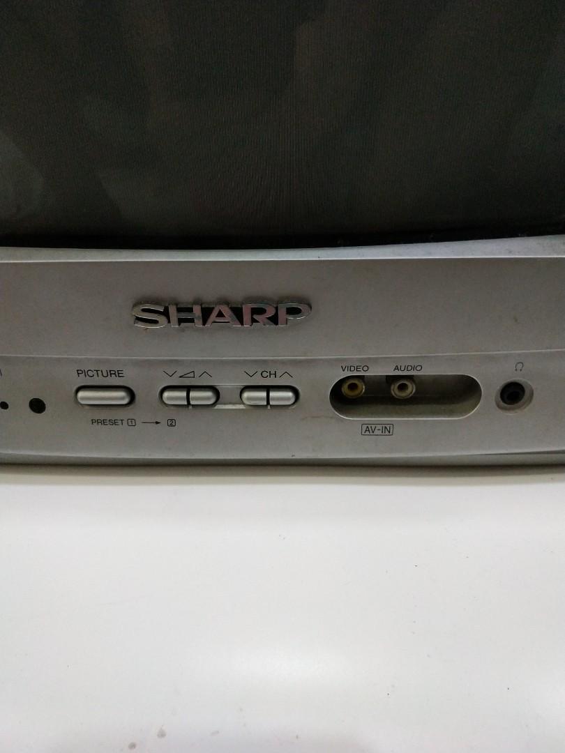 Vintage CRT Sharp TV, TV & Home Appliances, TV & Entertainment, TV on ...
