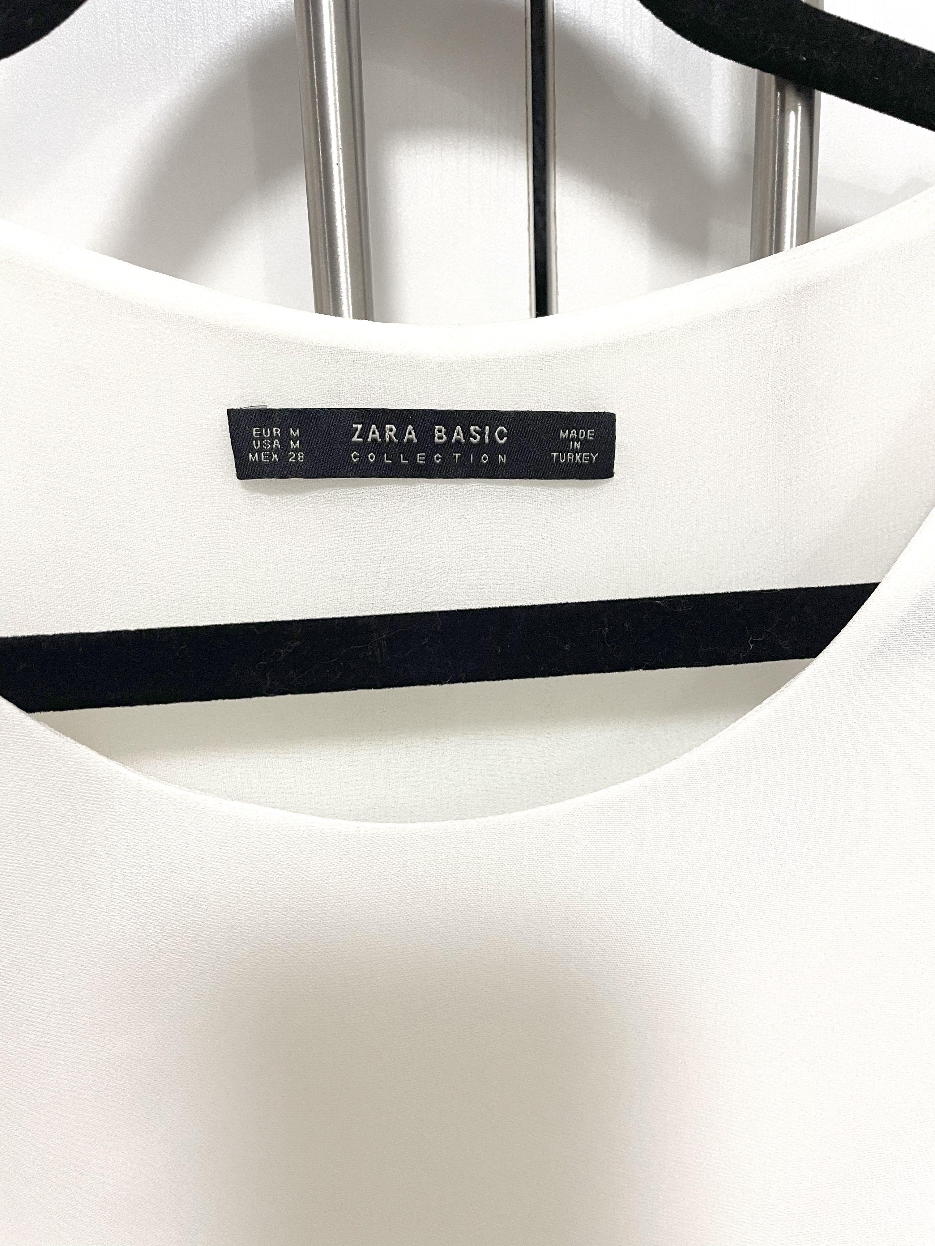 Zara Basic White Sleeveless Top, Women's Fashion, Tops, Blouses on ...