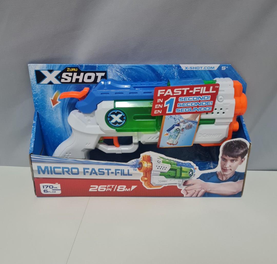 ZURU XSHOT MICRO FAST- FILL water gun, Toys & Games, Others on Carousell