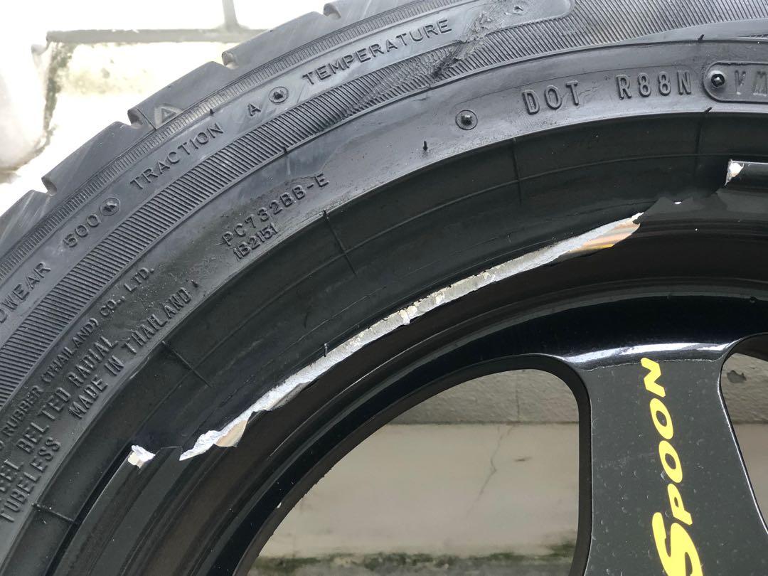 15” Spoon Sports Rims 3pcs only., Car Accessories, Tyres & Rims on ...