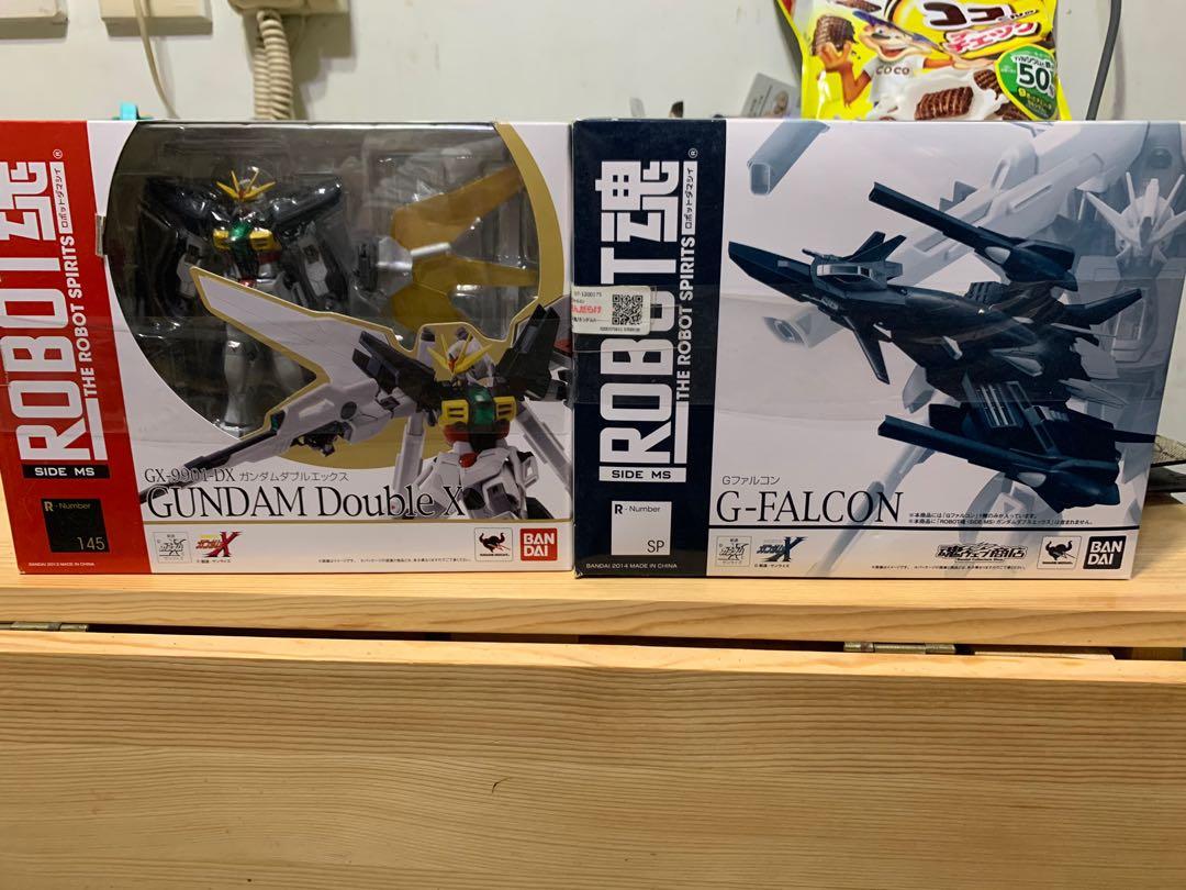 全新 日版 高達 dx double x gundam 連 g Falcon set 套裝 robot 魂 魂限 限定 （非 metal ...