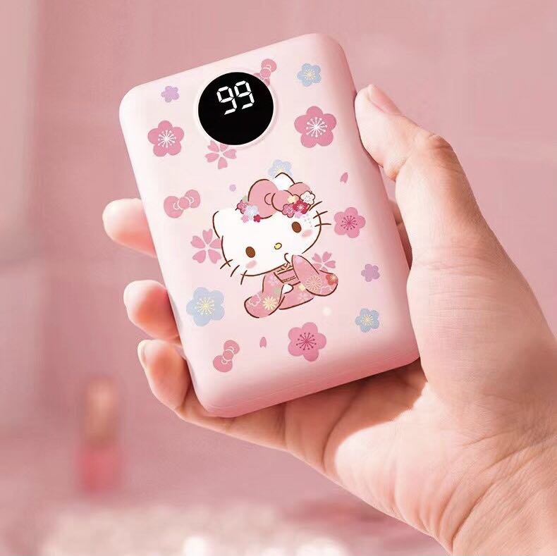 新品推介！ 正版 Sanrio 授權 Emie Hello Kitty 2.1A快充 Power Bank 10000 mAh 尿袋 移動電源 ...