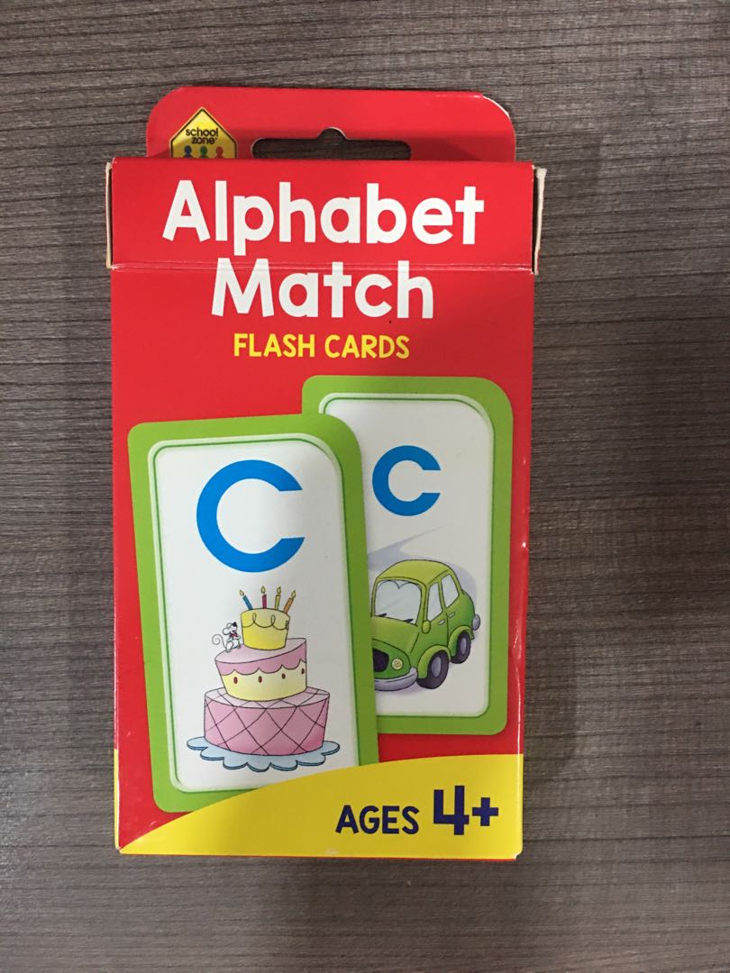Alphabet Match Flash Cards, Hobbies & Toys, Books & Magazines, Children ...