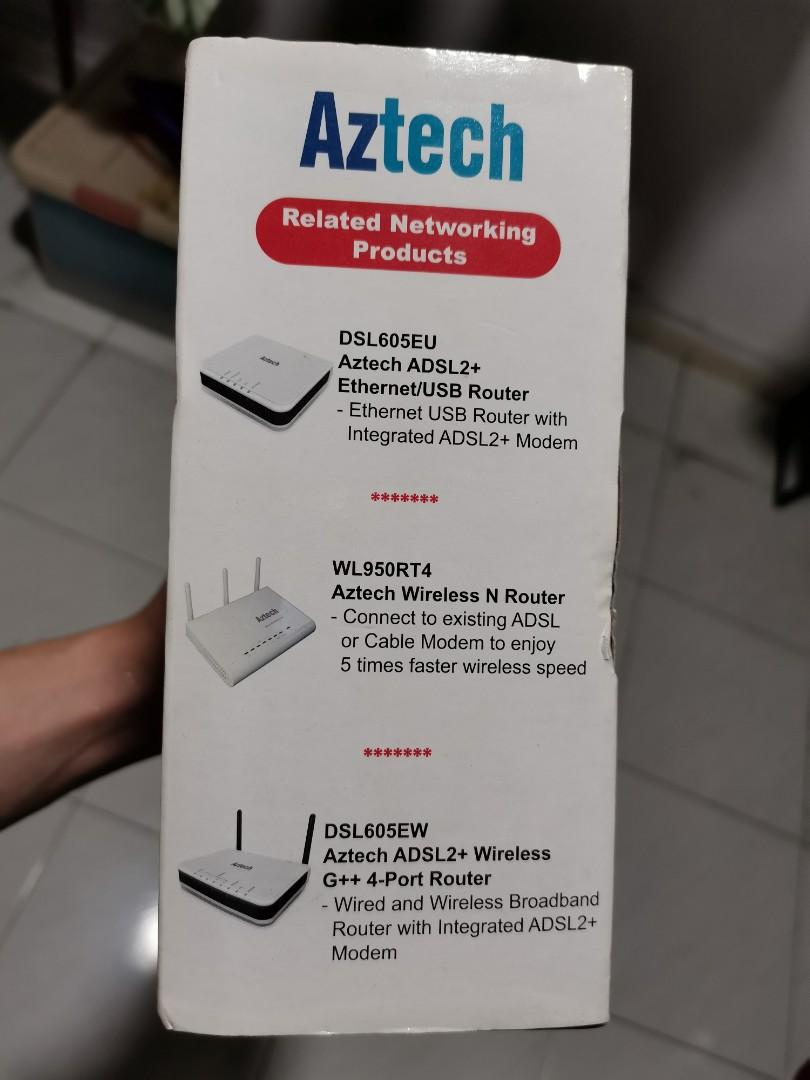 Aztech Powerline Networking Homeplug AV 200 Mbps Ethernet Adaptor ...