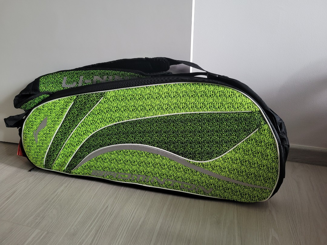 Brand new LiNing 9-in - 1 racket bag ABDL074, Sports Equipment, Sports ...