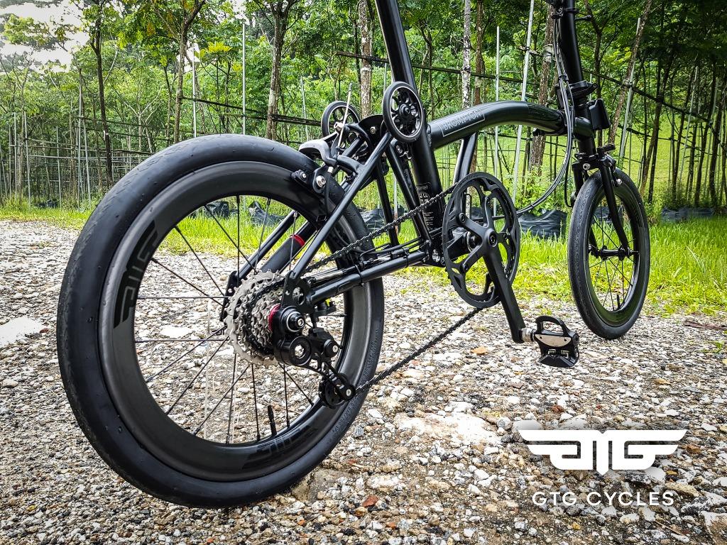 Brompton Carbon Wheels / Custom Wheelset, Sports Equipment, Bicycles ...