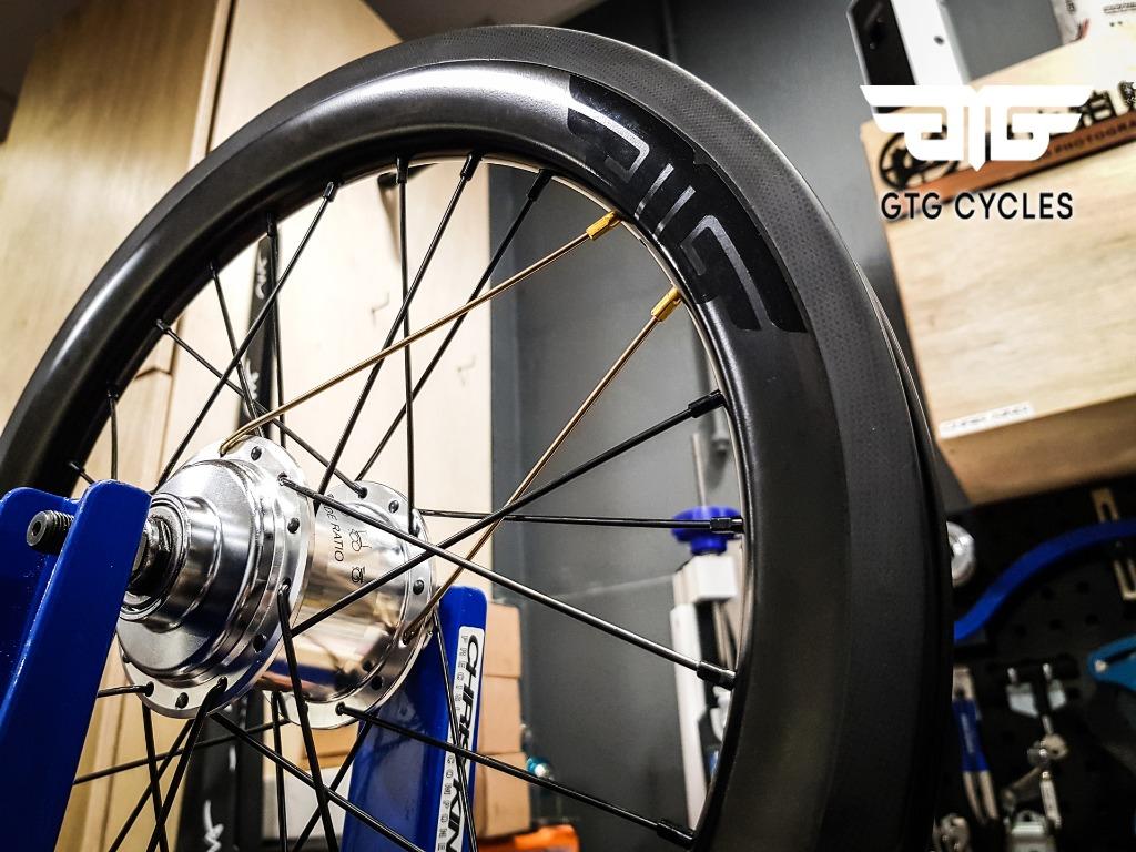 Brompton Carbon Wheels / Custom Wheelset, Sports Equipment, Bicycles ...