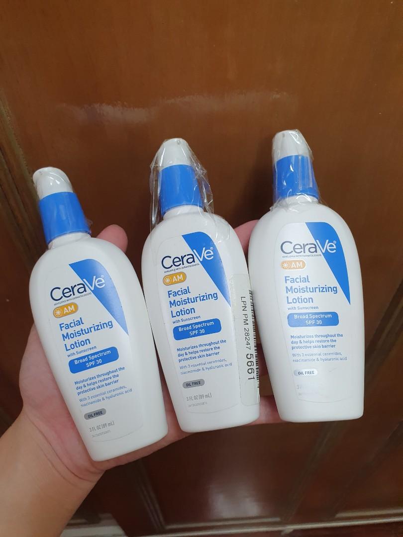 Cerave AM 89 ml (FULL SIZE BOTTLE, BRAND NEW & SEALED), Beauty ...