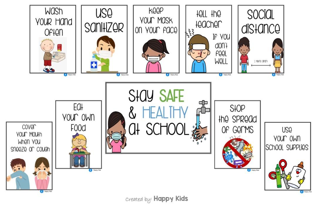Classroom Posters ; Safety Reminders ; INSTOCKS - READYSTOCKS Visual ...