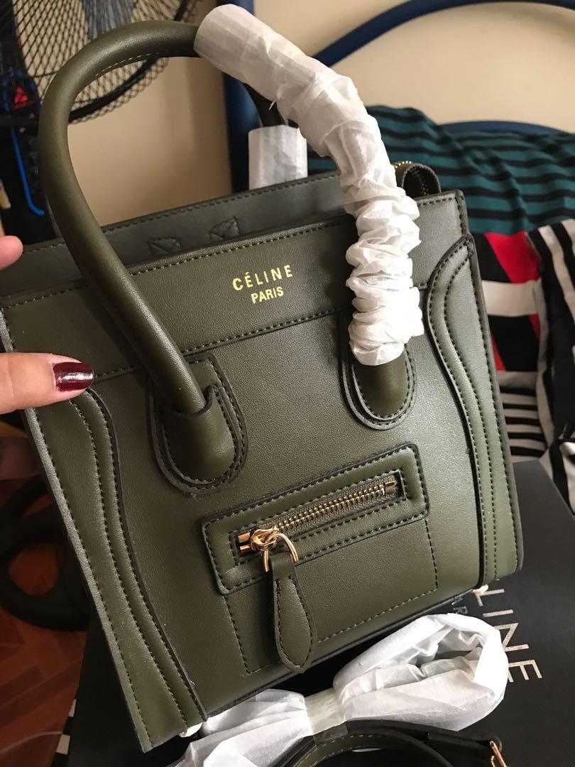 CLN Luggage Nano Zipped Tote, Women's Fashion, Bags & Wallets, Shoulder ...