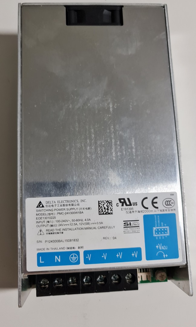 Delta power supply 24v 300w, TV & Home Appliances, Electrical, Adaptors ...