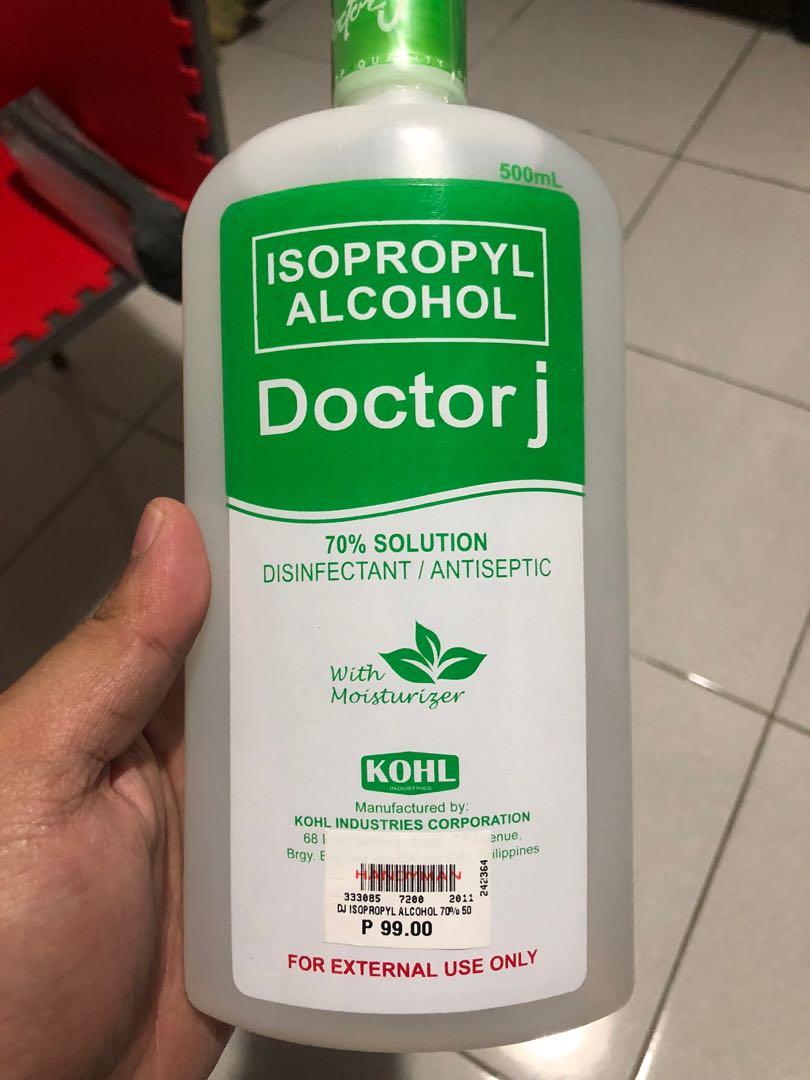 Dr J Alcohol 500mL, Beauty & Personal Care, Sanitizers & Disinfectants ...