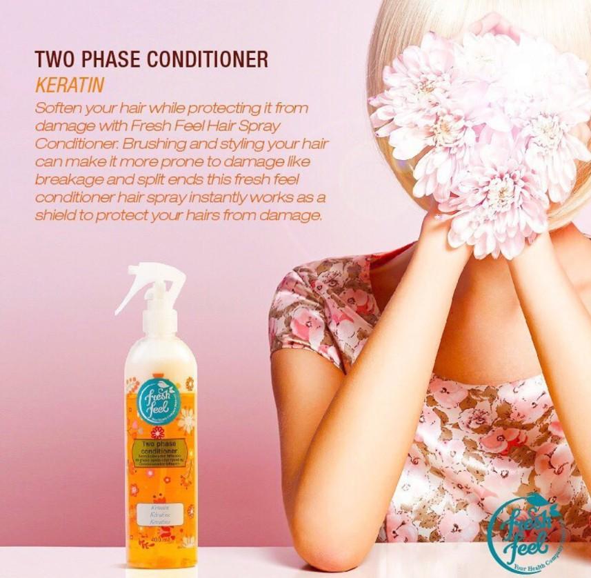 Fresh Feel Keratin Two Phase Conditioner 400ml, Beauty & Personal Care ...