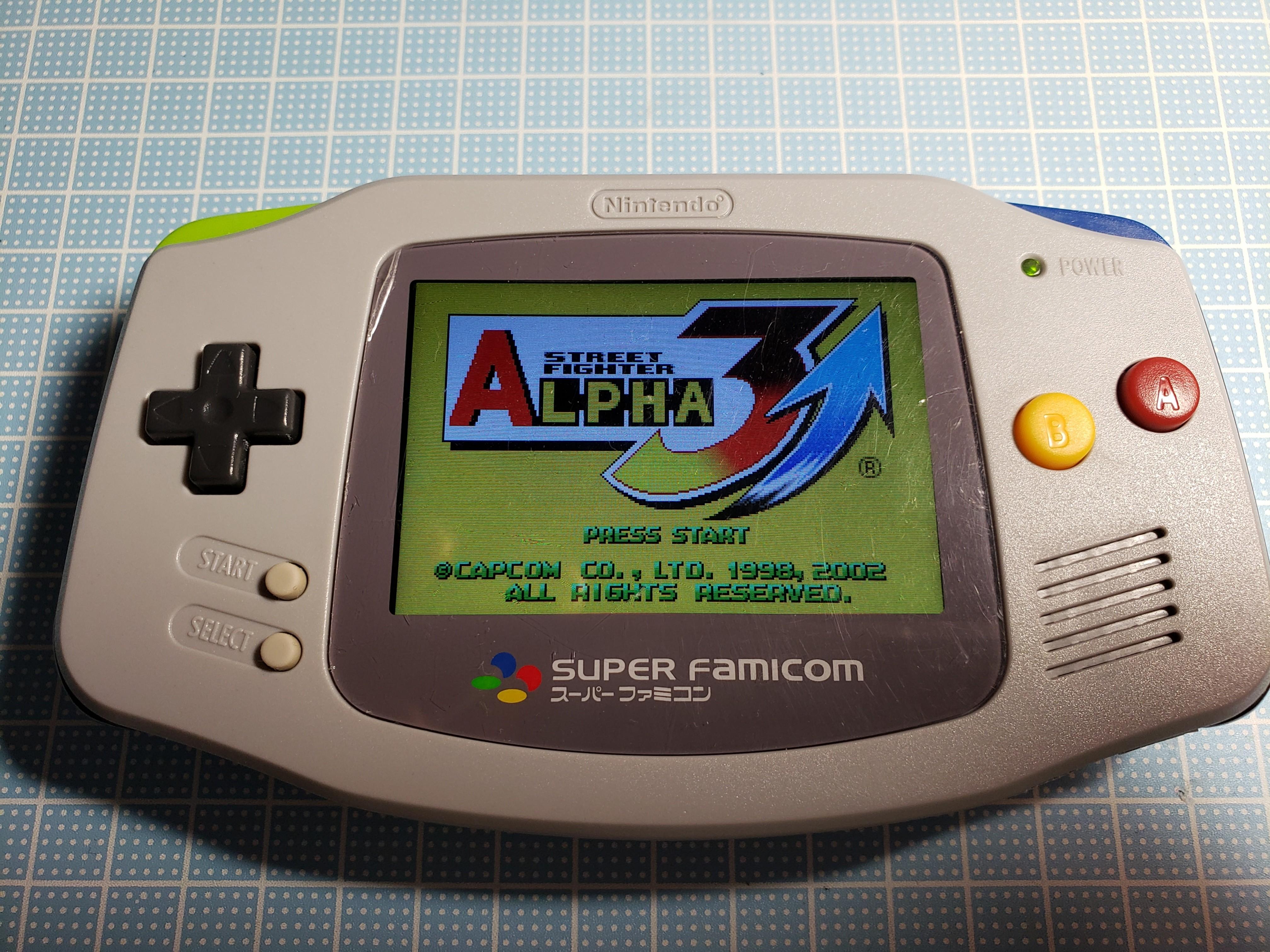 GBA Gameboy advance 改高亮 ips屏 sfc超任色殼, 電子遊戲, 電子遊戲機, Nintendo 任天堂 - Carousell