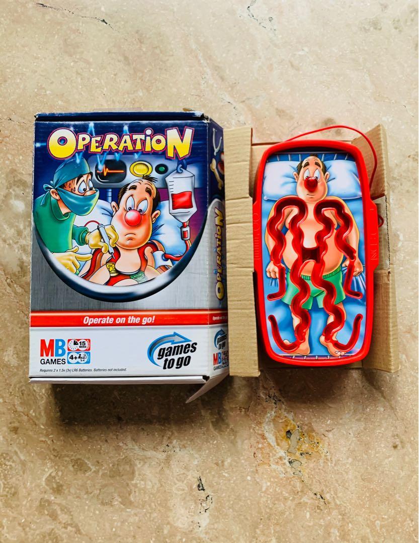Hasbro Operation: Games To Go, Hobbies & Toys, Toys & Games on Carousell