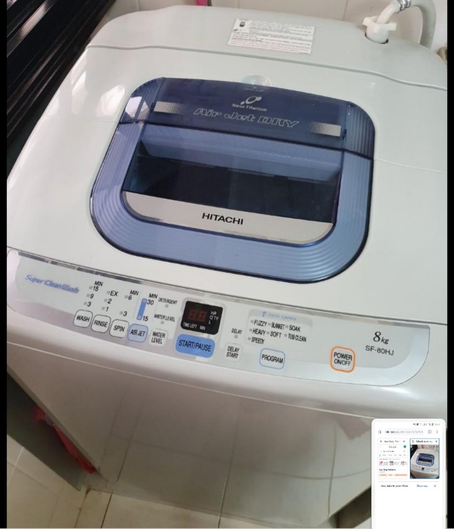 HiTaCHi Washing Machine, TV & Home Appliances, Washing Machines and ...