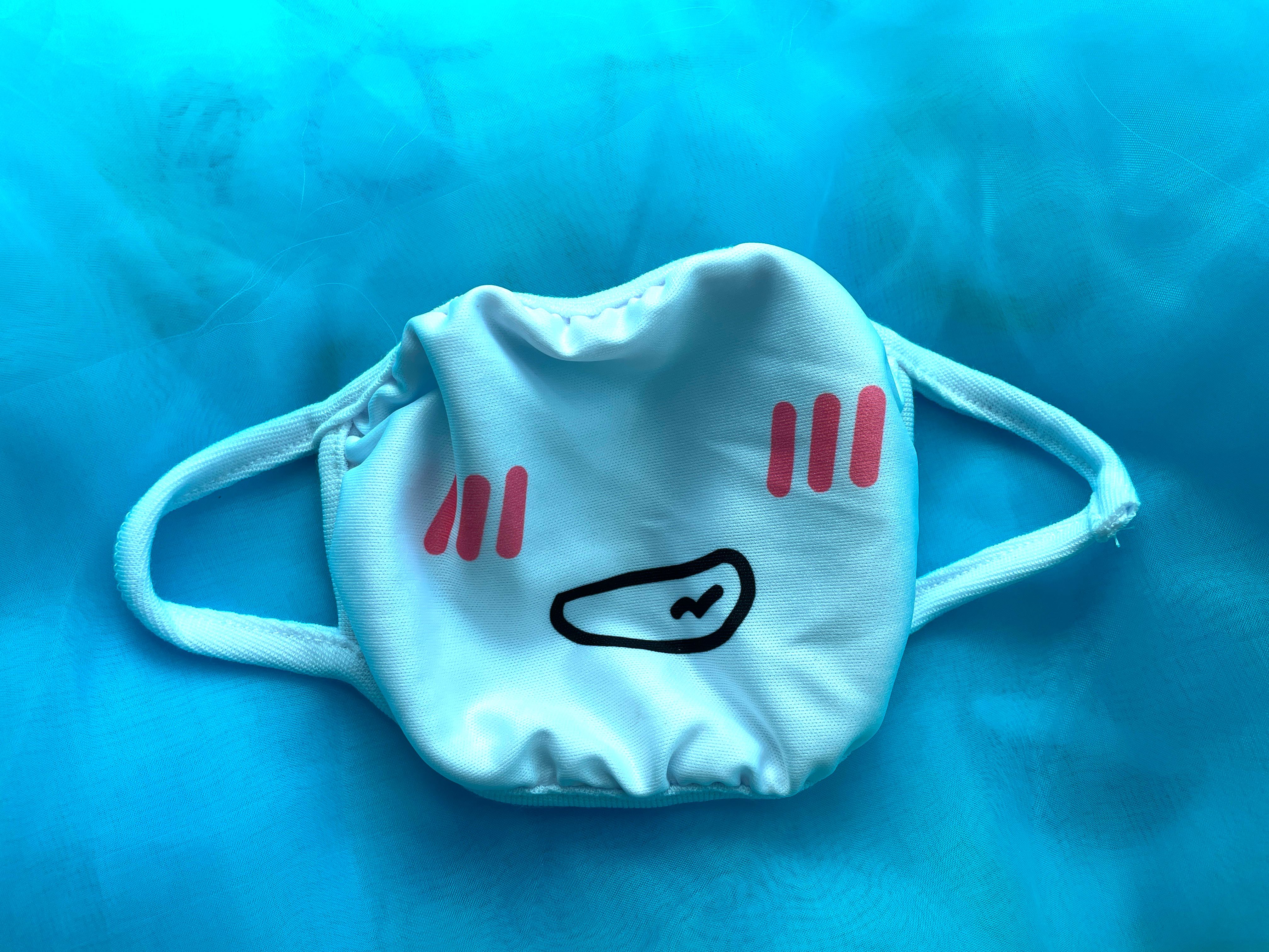 Kawaii mask (new), Health & Nutrition, Face Masks & Face Shields on ...