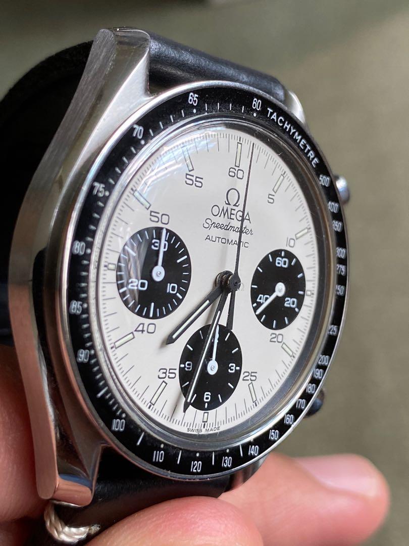 Omega Speedmaster Reduced (Panda Dial Mod), Luxury, Watches on Carousell
