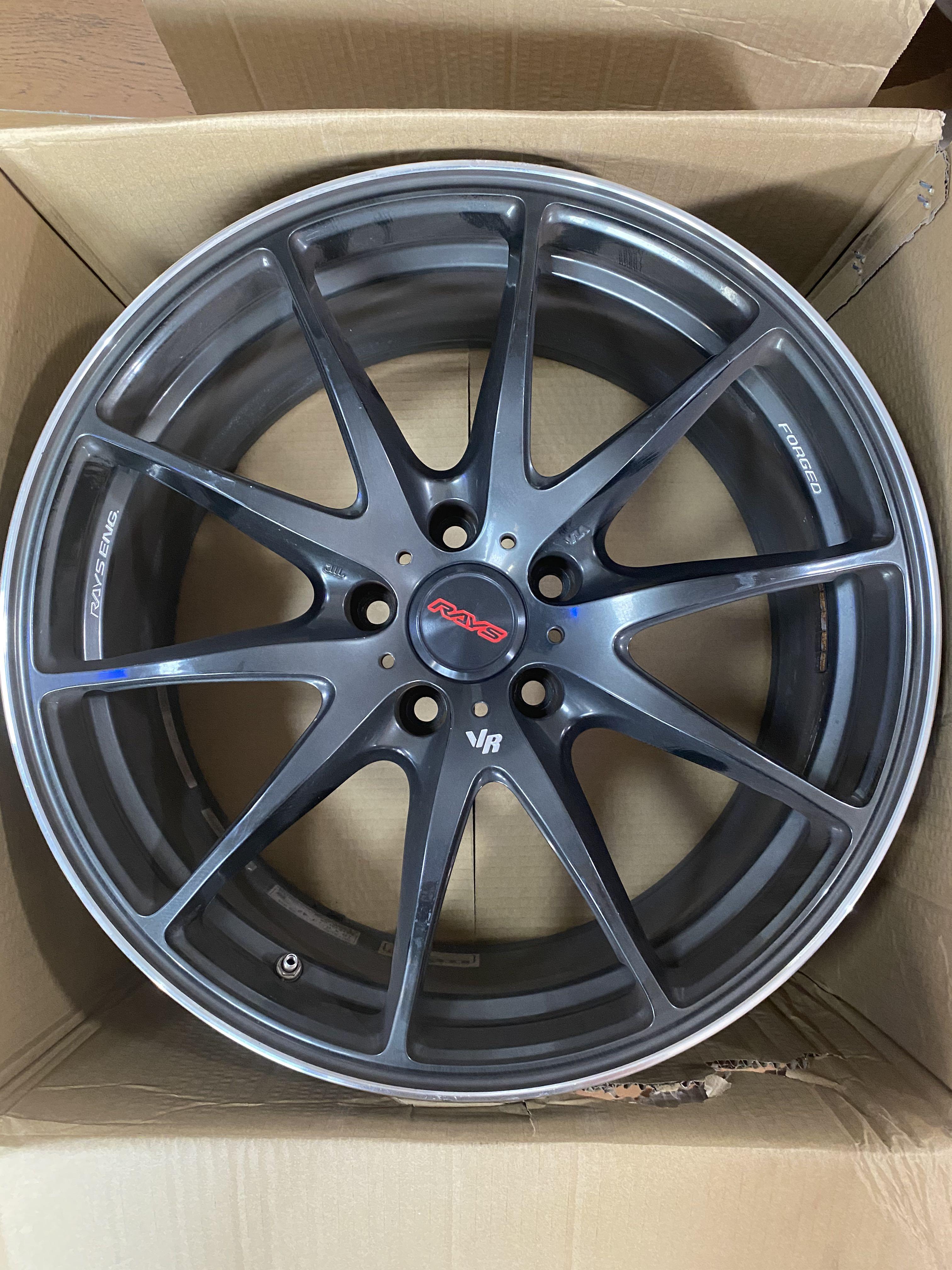 Original RAYS G25 18”, Car Accessories, Tyres & Rims on Carousell